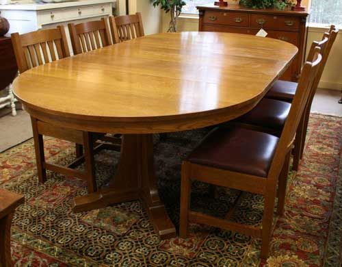 Stickley Round Pedestal Table